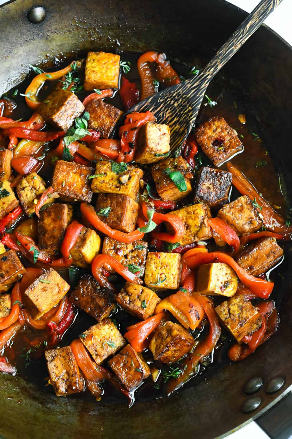 Easy Pan Fried Balsamic Tofu (Gluten Free) | Eat Well Enjoy Life