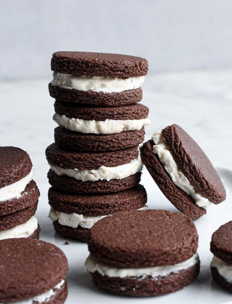 Healthy Homemade Oreos (Gluten-Free, Dairy-Free)