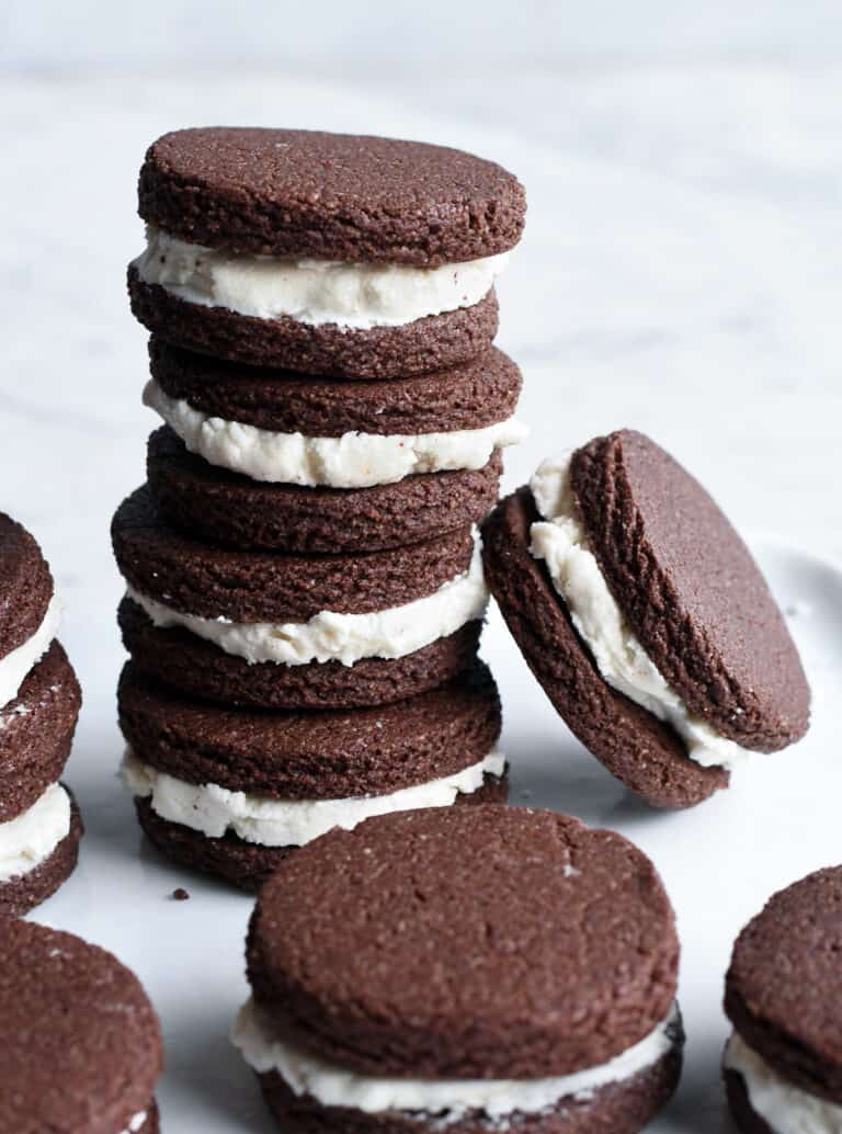 Healthy Homemade Oreos (Gluten-Free, Dairy-Free)