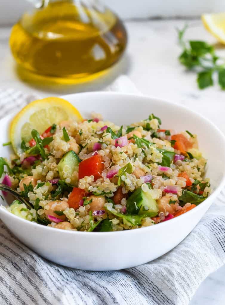 High Protein Quinoa Salad | Eat Well Enjoy Life